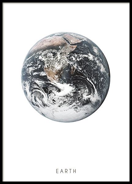 Print of the Earth | Posters with the Earth and space